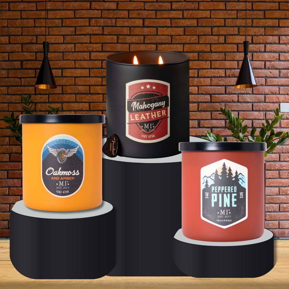 Say Hello to All American – Manly Indulgence Candles