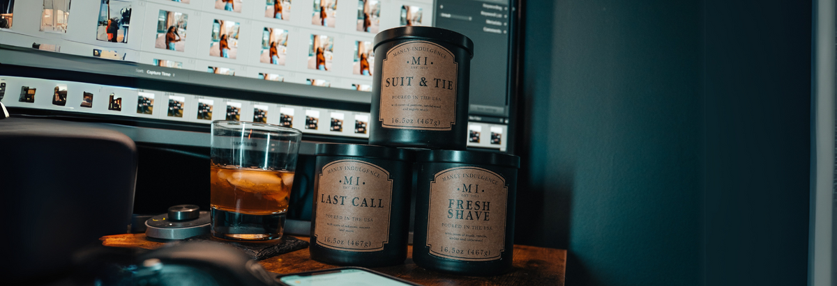 Manly Indulgence Classic : The Original Man Candle collection – Manly ...