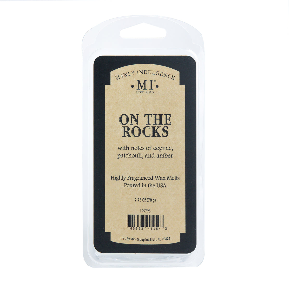 On The Rocks, Wax Melts, 2.75 oz – Manly Indulgence Candles